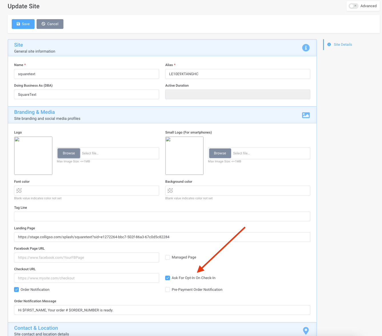 How can I turn off auto opt-in of TextIn? | Colligso
